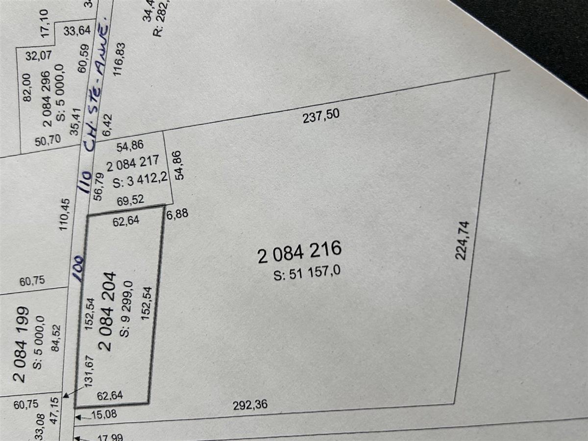 Terrain 100 Ch. de la Plaine, Sainte-Anne-des-Plaines